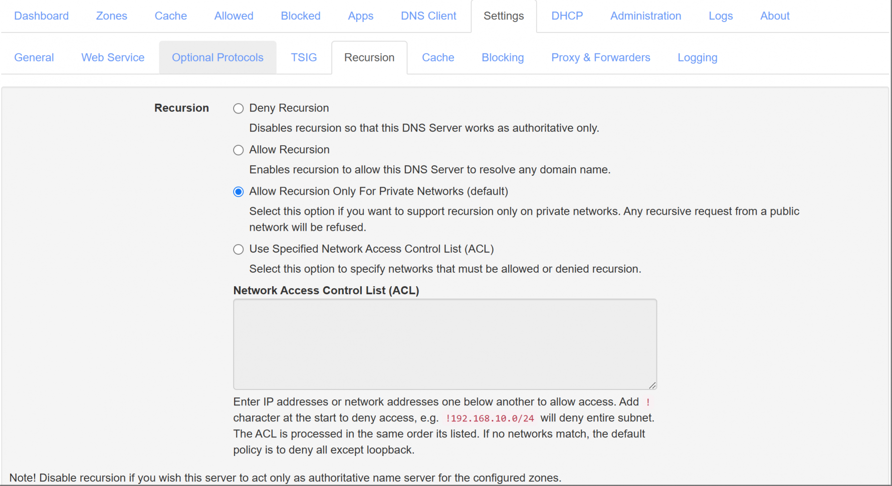 Technitium DNS Server 自建家庭网络环境DNS