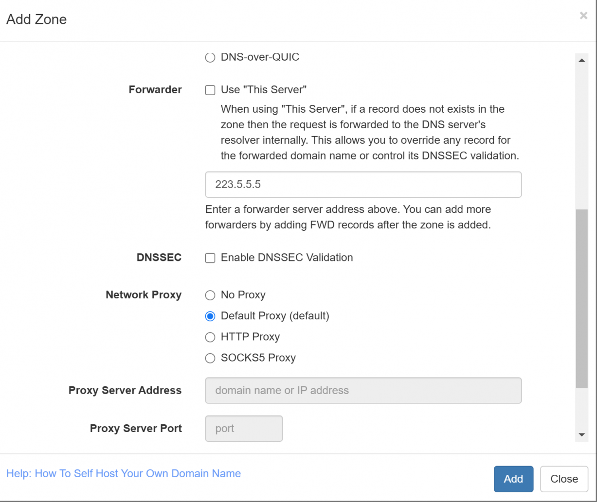 Technitium DNS Server 自建家庭网络环境DNS